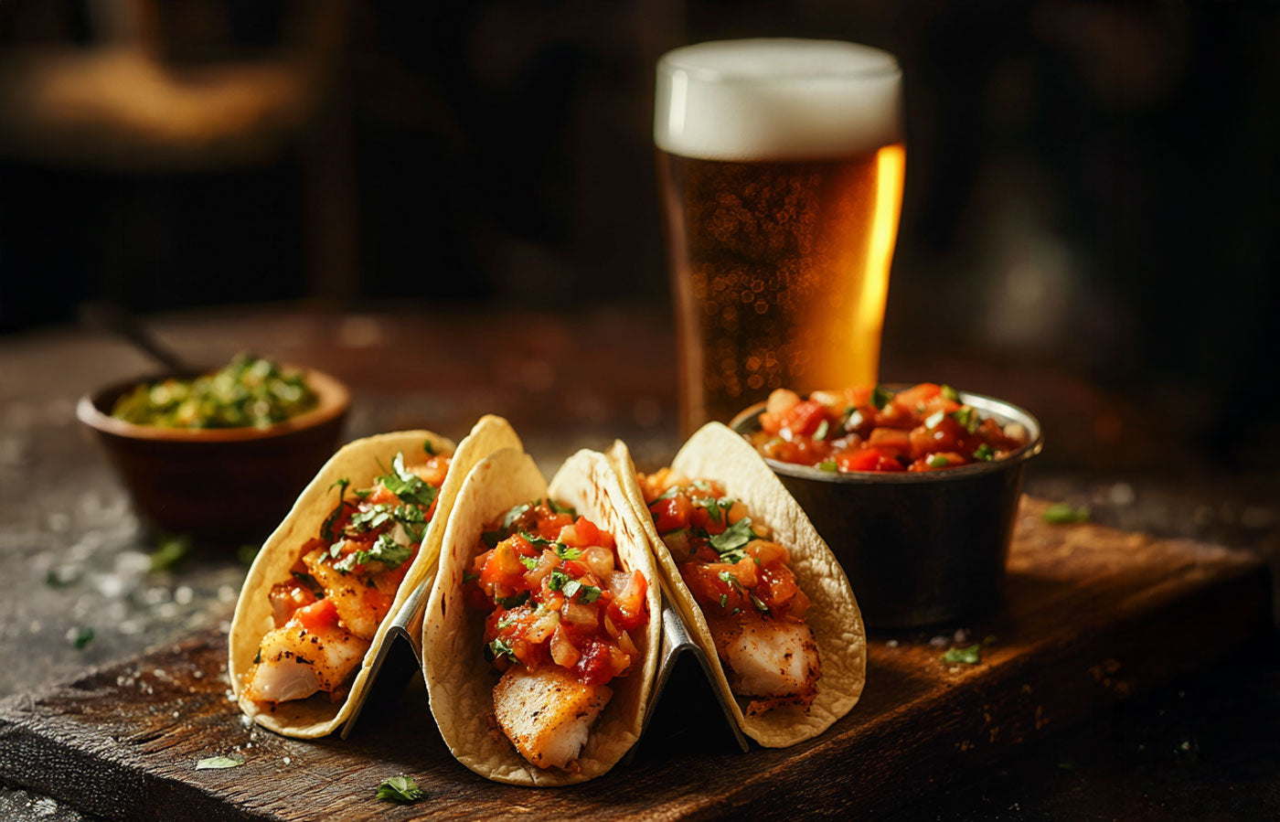 Tacos de Pescado Empanizados con Cerveza (Beer-Battered Fish Tacos ...