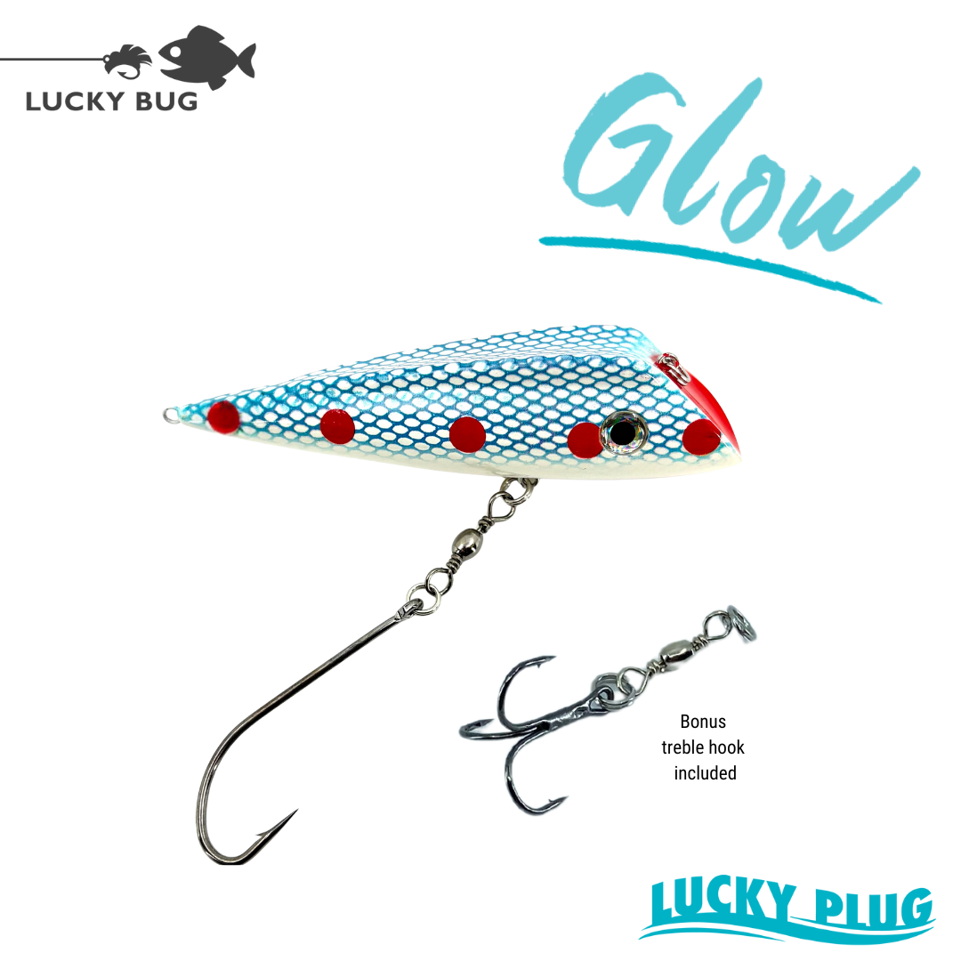 Lucky Plug - Blue Bomber – Lucky Bug Lures